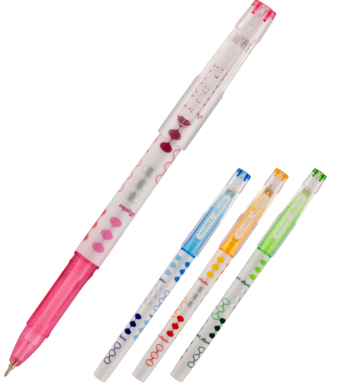 Ручка кулькова Kaprice 0,38 мм синя AB1012 Axent — відгуки та низькі ...