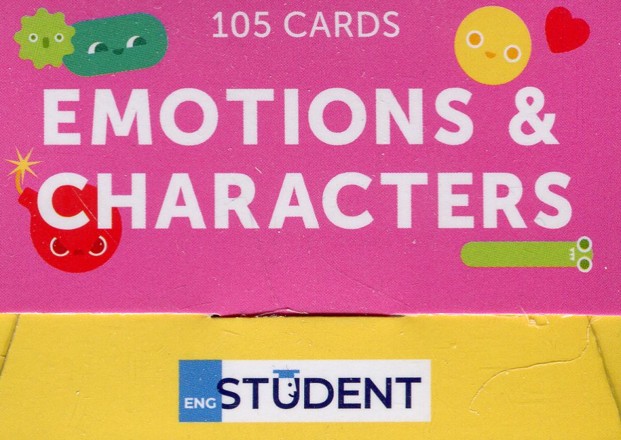 Картки з англійської мови "Emotions & characters", 105 шт (а ...